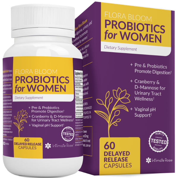 Flora Bloom Probiotic Supplement for Women – Intimate Rose