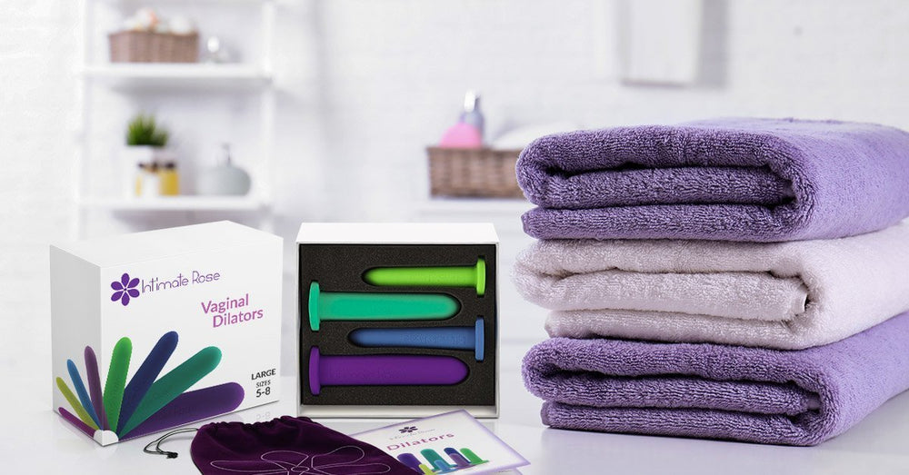Intimate Rose Silicone Vaginal Dilator Medium Set (Sizes 3-6)