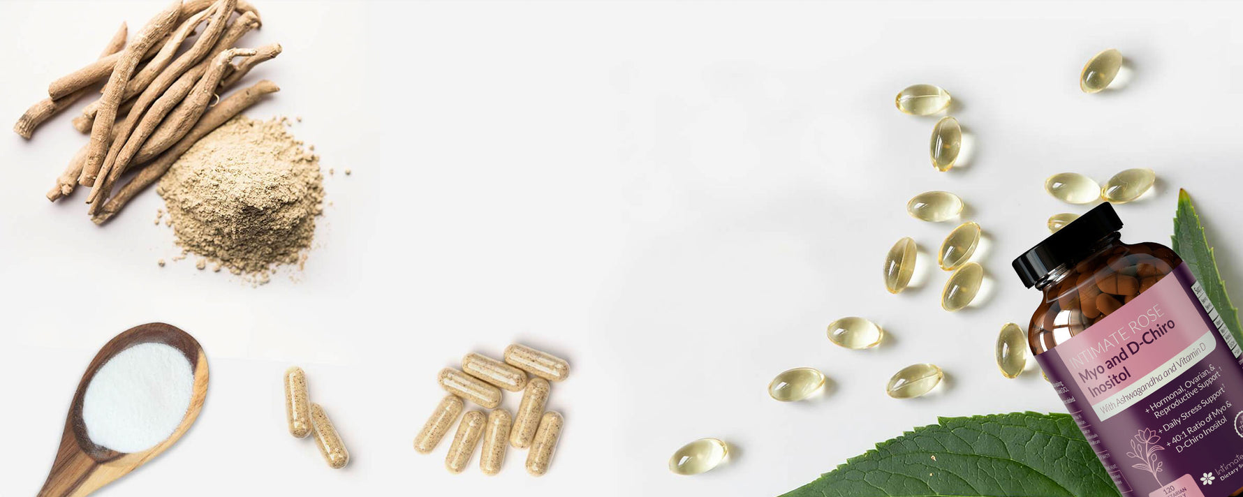 Myo-Inositol & D-Chiro Inositol Supplement Blend 120 Capsules ...